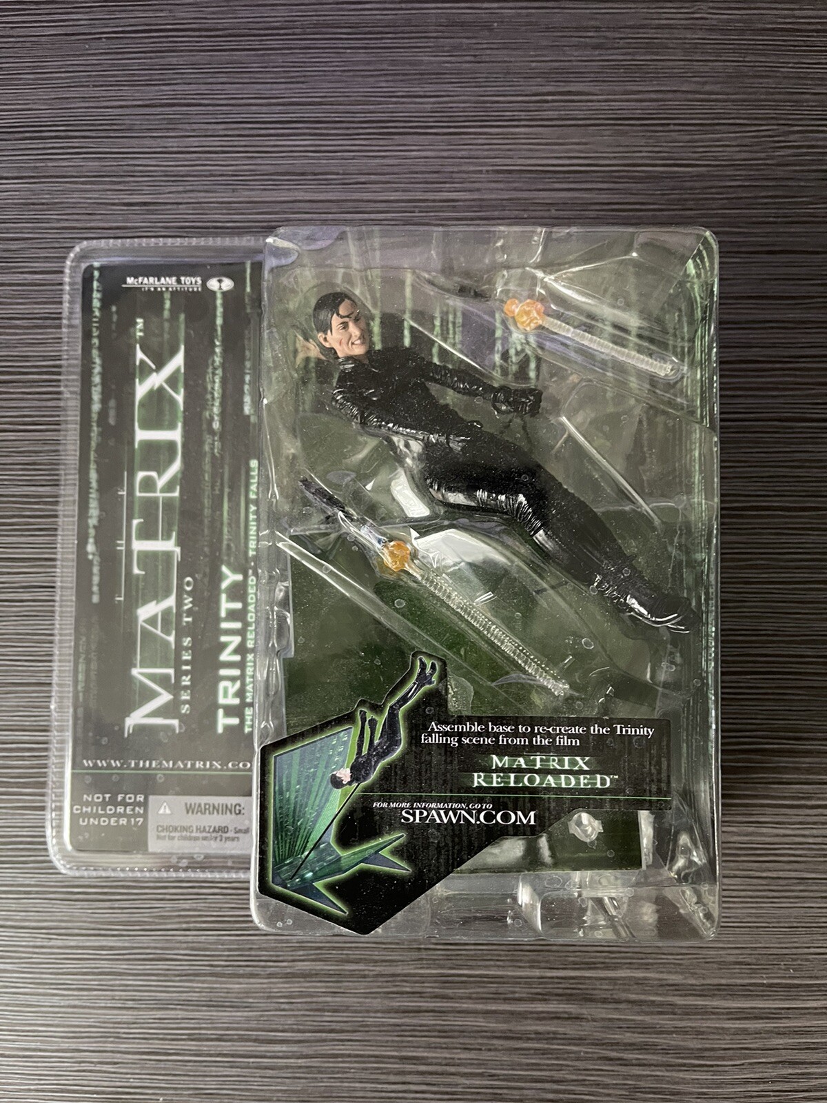 SPAWN The Matrix Series 2 "Trinity" Action Figure 2003 McFarlane Toys ...