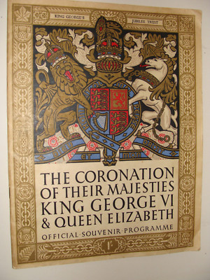 Coronation of Their Majesties King George VI & Queen Elizabeth ...
