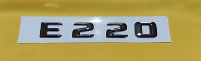 Emblema distintivo posteriore SILVER stemma logo E220 Mercedes Benz ...