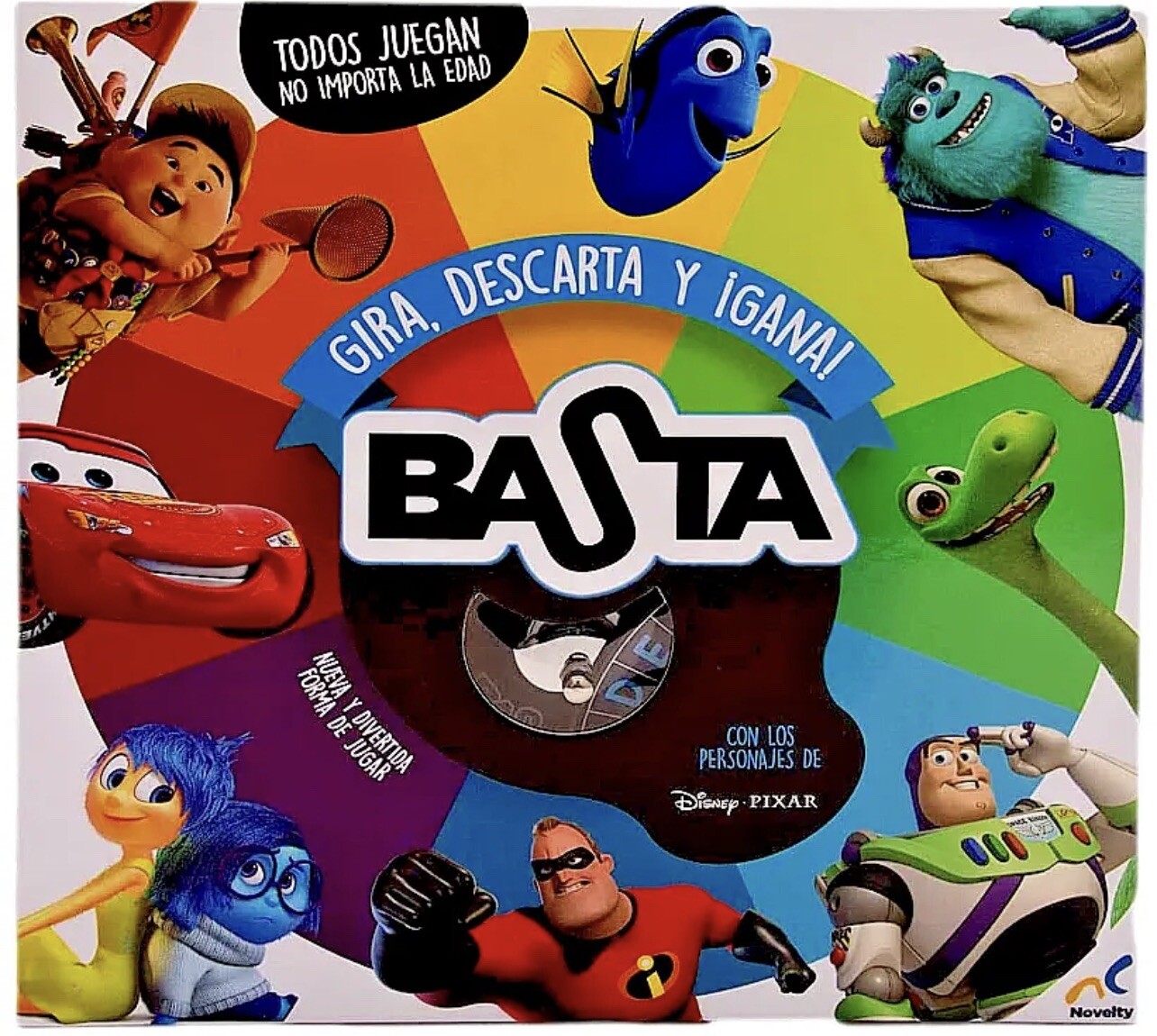 Brand new BOARD GAME BASTA EDITION DISNEY PIXAR NOVELTY Spanish Sealed ...