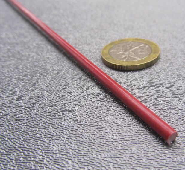 Fiberglass GPO3 Red Round Rods .125" (1/8") Diameter x 36 Inch Length ...