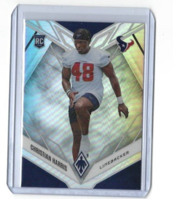 2022 Panini Phoenix CHRISTIAN HARRIS Rookie Silver Parallel SP RC #184 ...