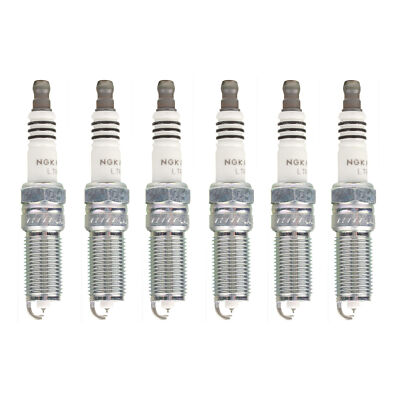 NGK Set of 6 Ruthenium HX Spark Plugs LTR6BHX 90495 | Aftermarket ...