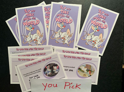 Monopoly Animaniacs YOU PICK Try And Take Over The World Cards 2019 | eBay
