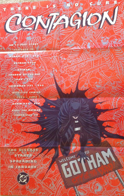 Batman Contagion Event Retailer Promo Poster Catwoman Robin 36" X 24 ...