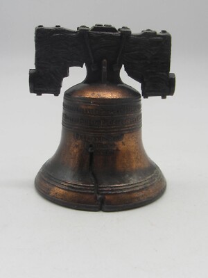 Vintage Miniature Liberty Bell Bronze, Brass, Metal | eBay