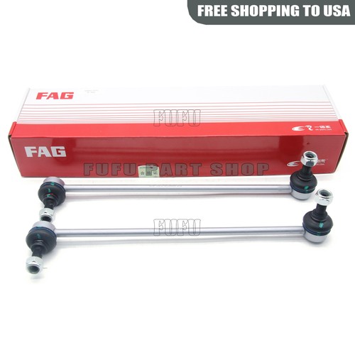 2x Front Axle Anti-Roll Stabilizer Link Sway Bar For VW Tiguan Jetta ...