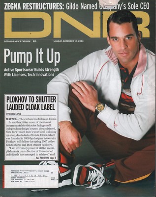 DNR Fashion Newspaper Mon December 18 2006 David Lipke Plokhov ...