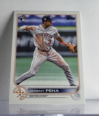 2022 Topps Update Jeremy Pena Rookie Card RC US253 | eBay