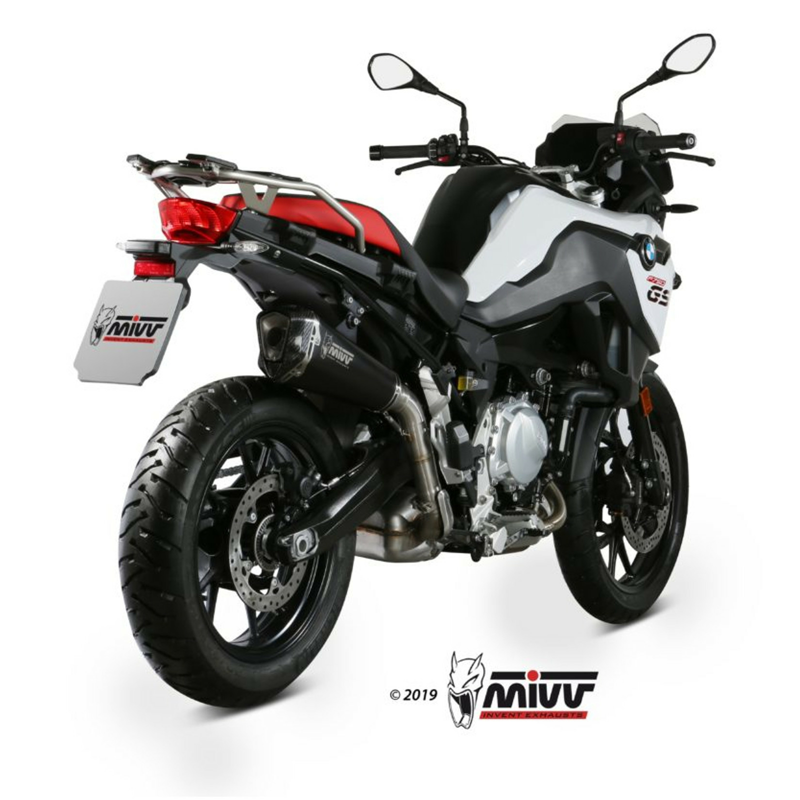 Mivv Bmw F 750 Gs 2020 Pot Echappement Moto Silencieux Delta Race Black ...