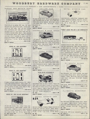 1954 PAPER AD Toy Keystone Gas Station Product Mini Oscar Mayer Weiner ...