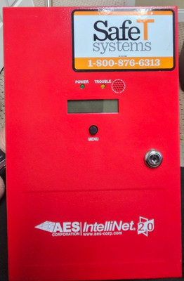 USED AES 7707P-88-ULP-M IntelliNet 2.0 8-Zone Supervised Fire Alarm | eBay