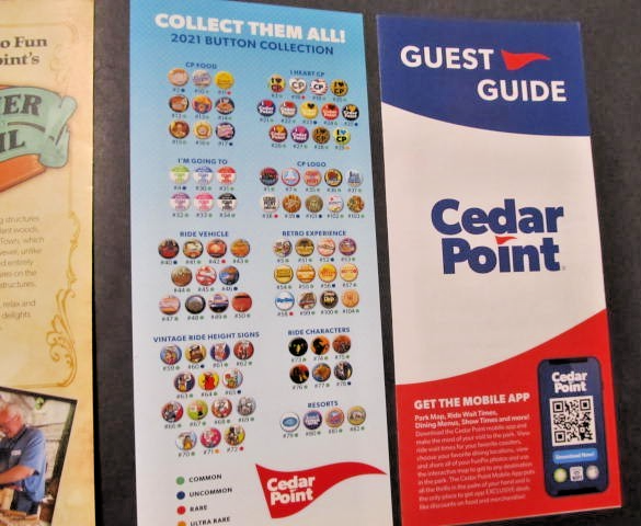 Lot of 12 ~ Cedar Point Amusement Park ~ Some Brochures / Cards You ...
