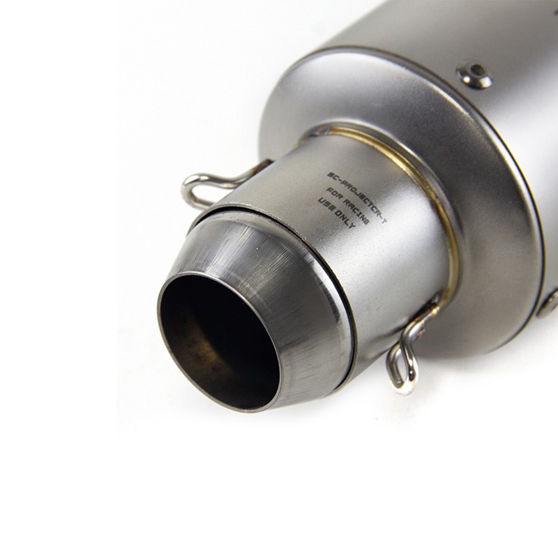Slip-on 51mm 2" Universal Motorcycle Exhaust Muffler Pipe Tail Tips ...