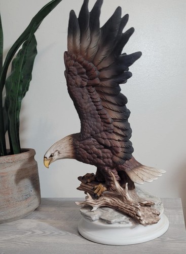 VTG Bald Eagle Homco Masterpiece Porcelain Figurine 1979 Home Interior ...