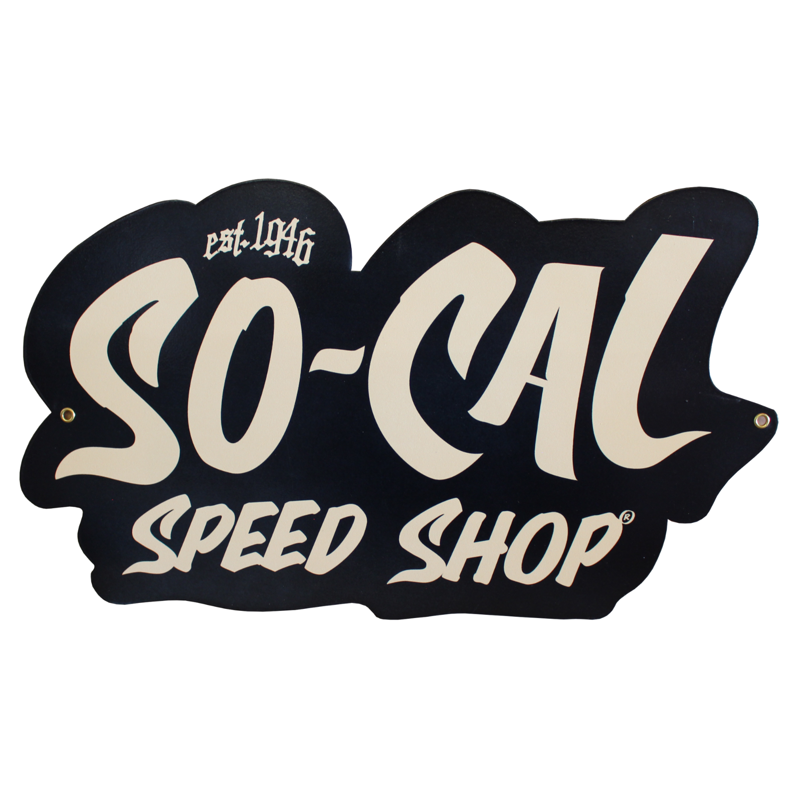 So-Cal Speed Shop Script Logo Cut Out Garage Tin Sign 15" S93290 | eBay