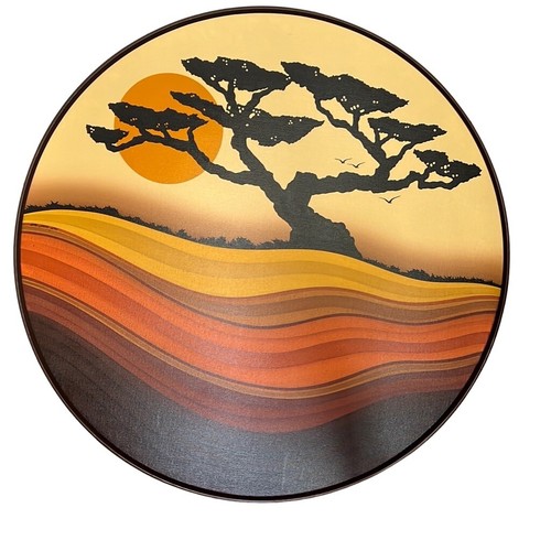 Joanne Scott Painting ORIGINAL Acrylic 1981 Mid Century Modern Mother ...