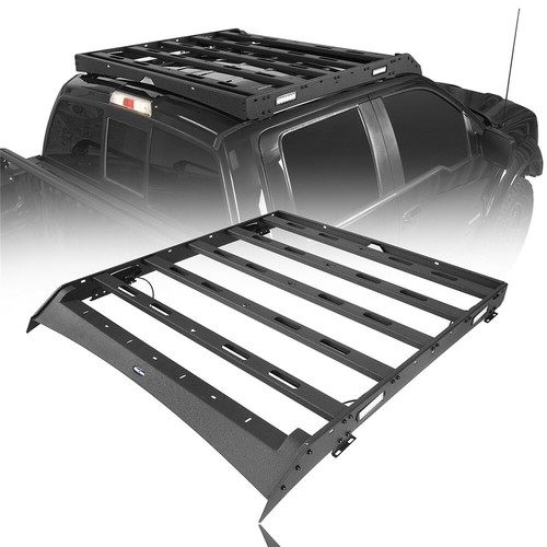 Roof Rack Cargo Carrier w/ LED Light fit 2009-2014 Ford Raptor & F150 ...