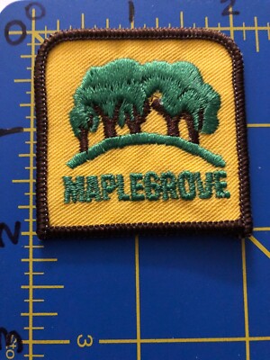 Maplegrove Maple Grove Logo Patch Trees Syrup Farms Vermont VT ...