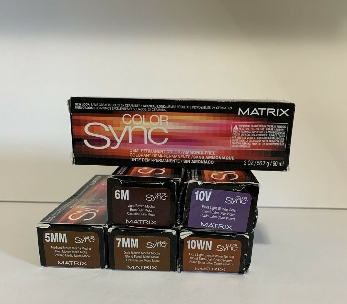 MATRIX COLOR Sync Demi-Permanent Color Ammonia Free 2oz ~ YOU CHOOSE ...