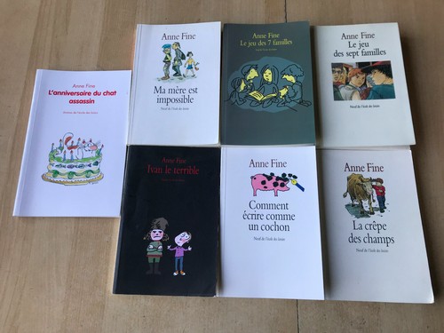 LOT 7 livres d'Anne Fine - Ecoles des Loisirs série "Neuf" / "Animax ...