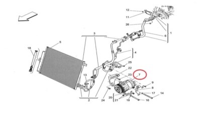 Maserati A/C Compressor Fits Levante Ghibli V6 OEM NEW P/N 308716 #7 | eBay