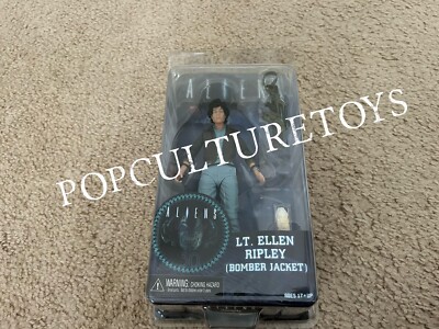 Neca Toys Aliens Lt. Ellen Ripley Bomber Jacket Action Figure Authentic ...