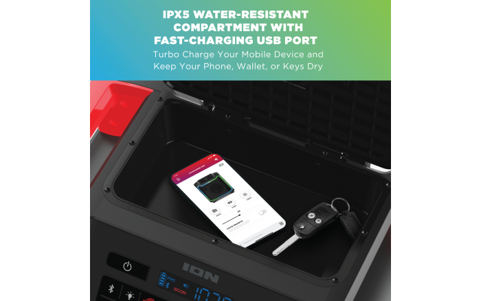 ION Pathfinder 280° Bluetooth Speaker 280 Degree Wide Angle Sound ...