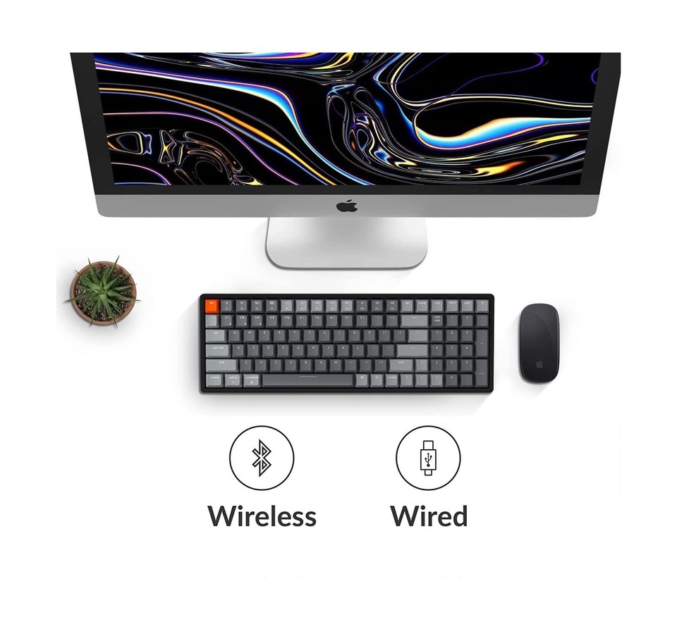 Keychron K4 Bluetooth Wireless Mechanical Keyboard RGB LED Backlit, Hot ...