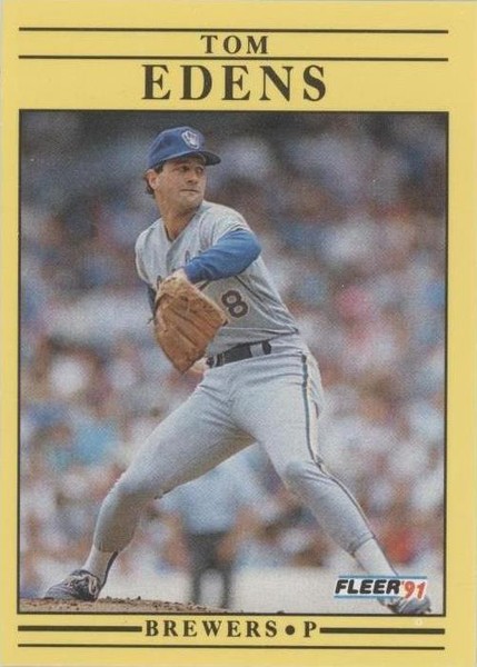 1991 Fleer - #582 Tom Edens (RC) for sale online | eBay