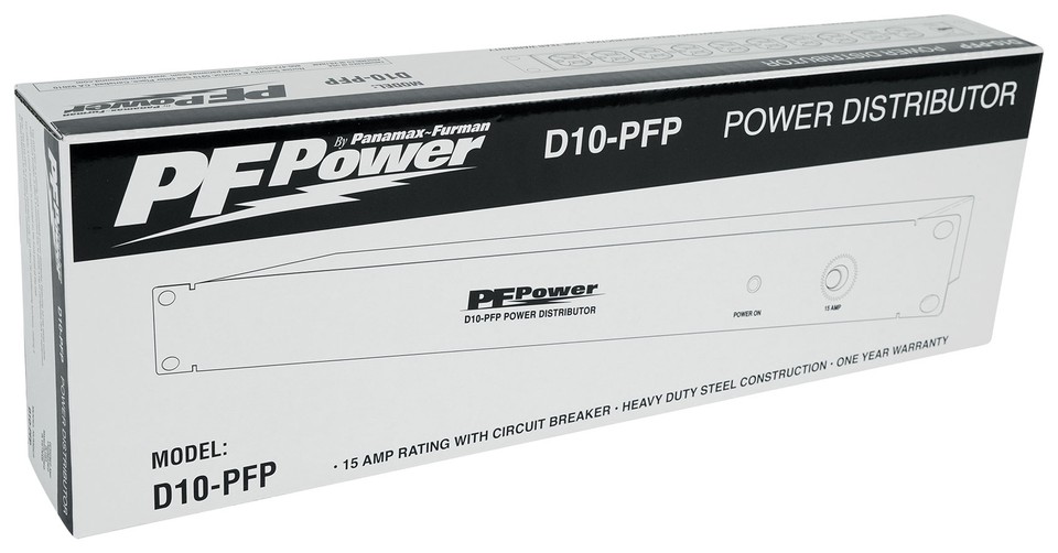 Furman D10-PFP 1U 15A Rackmount Pro DJ Power Strip w/ 10 Outlets | eBay