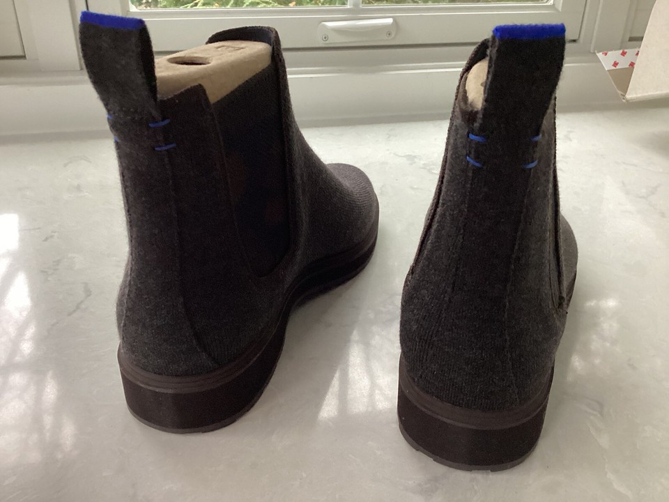 ROTHYS - MENS- DARK CHOCOLATE BROWN CHELSEA BOOTS Sz9 | eBay