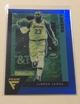 Lebron James 2020-21 Panini Flux #79 Lakers Blue Parallel Prizm | eBay