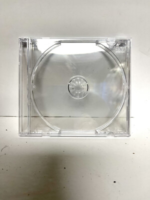 10 Standard 10.4mm Single CD Jewel Cases w Clear Tray E-KC04PK-CDA ...