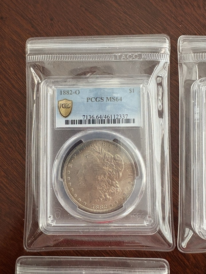 (Lot of 5) Morgan's 3 GRADED With New Orleans PCGS (3) above1- 1903 P ...