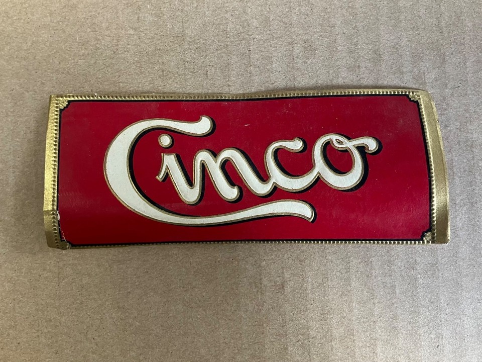 Vintage Henrietta Sample Cigar Box w/Cinco Label, Letter & 1926 Tax ...