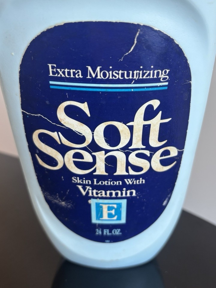 Vintage 1985 Soft Sense Moisturizing Lotion 24oz Pump Bottle TV Movie ...