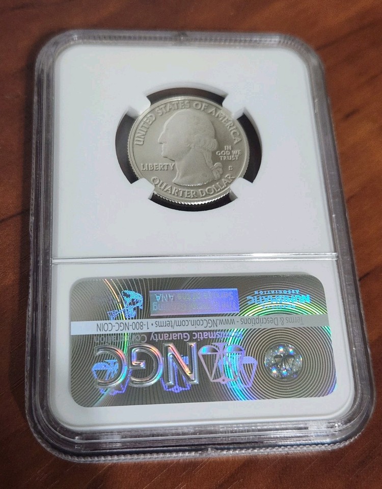 2015 S 25c Silver Bombay Hook Quarter NGC PF69 Ultra Cameo Early ...