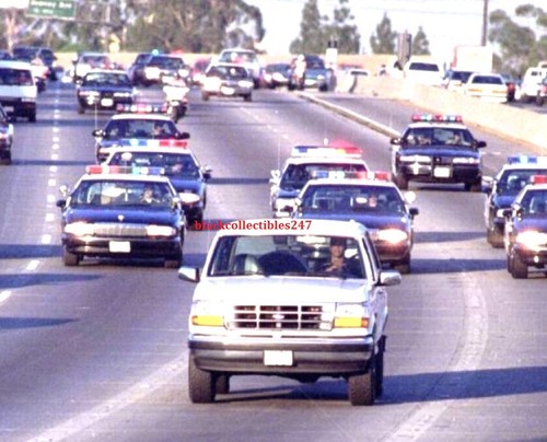 OJ Simpson Photo 8.5x11 Bronco Police Chase 1994 Memorabilia USA | eBay