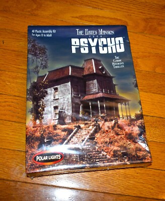 Vtg. 1998 Polar Lights Psycho Norman Bates Mansion Model Kit #5028 ...