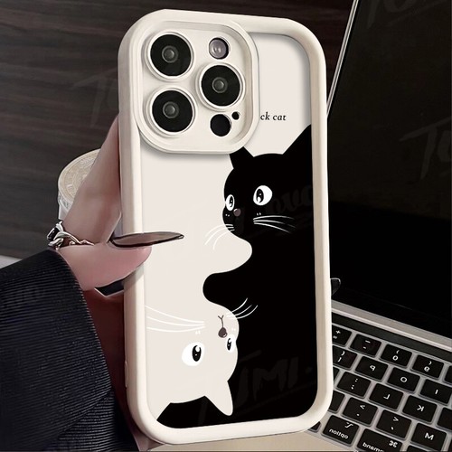 Cool Hot Cat Back Case ShockProof Phone Cover For iPhone Samsung Xiaomi ...