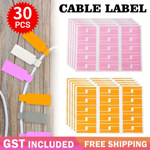 60-300 x A4 Network Fiber Cable Label sticker Self-adhesive WaterProof ...