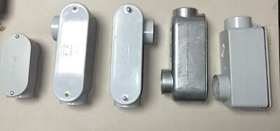 5 Scepter 2" PVC LB LL LR Conduit Body Fitting with Gasket (See Photo ...