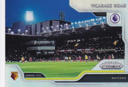 PANINI PREMIER LEAGUE PRIZM 2019-20 WATFORD VICARAGE ROAD STADIUM CARD ...