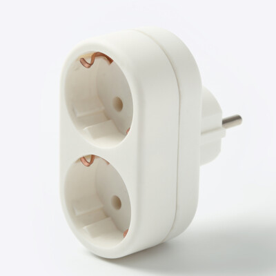 Doppelstecker Mehrfachstecker Horizontal Duo Stecker 2-fach ...