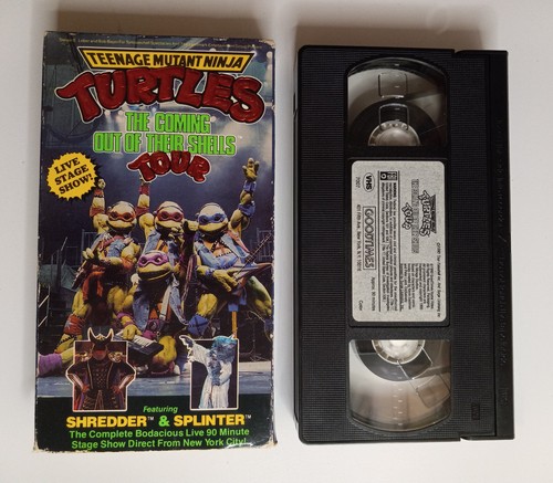 Teenage Mutant Ninja Turtles: The Coming Out of Their Shells Tour (VHS ...