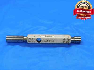 .5292 & .5383 CL Z PIN PLUG GAGE GO NO GO .5313 -.0021 17/32 13.673 mm ...
