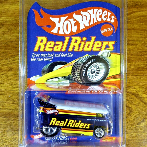Hot Wheels RLC Real Riders Customized VW Drag Bus 3881/10500 Dark Blue ...