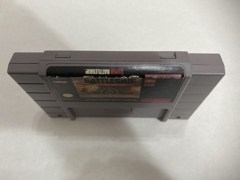 SUPER NINTENDO SUPER BATTLESHIP--Classic Naval Combat Game | eBay