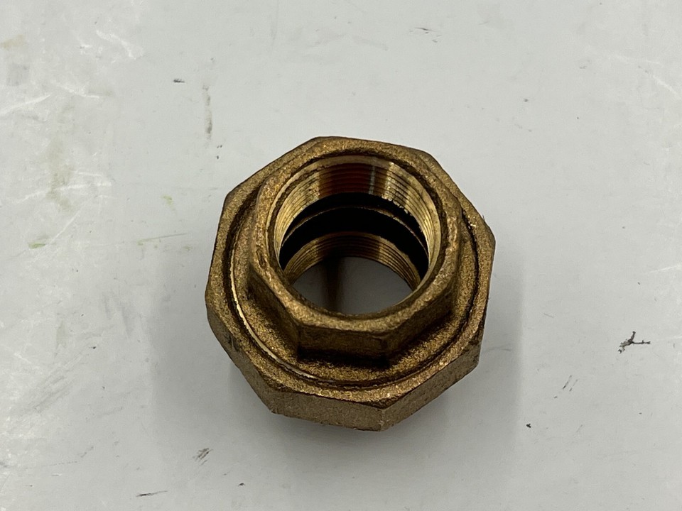 1" Inch Red Brass Threaded Plumbing Union Fitting , 2.11" Length | eBay